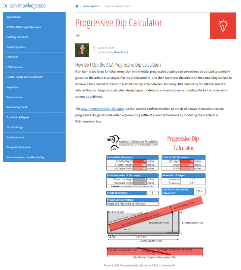 Technical Library | Galvan Industries